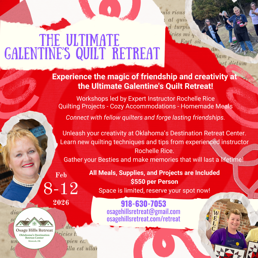 The Ultimate Galentine's Retreat with Rochelle 2026 - Osage Hills Retreat